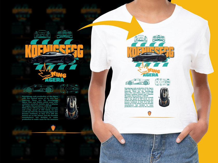 Koenigsegg Agera Ending Series Car Blueprint PNG File | Designs Bundles