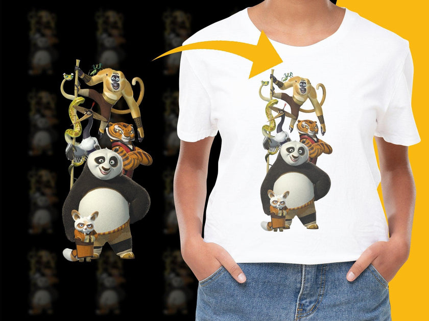 Kung Fu Panda Animated Characters PNG File | Designs Bundles
