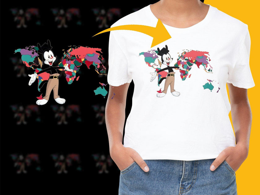 Animaniacs Wakko Fun Global Map PNG File | Designs Bundles
