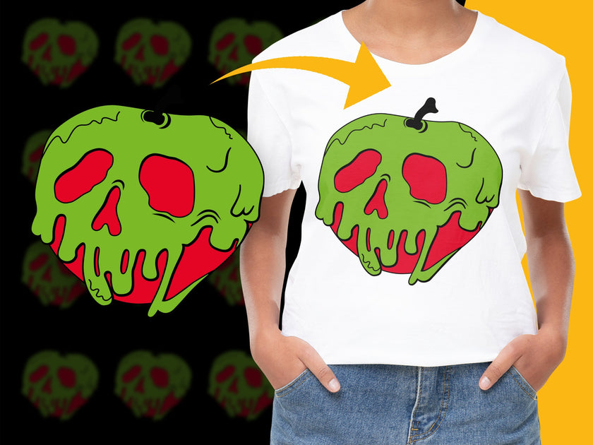 Poison Apple Halloween Inspired Design Apple Themed PNG File | Designs ...