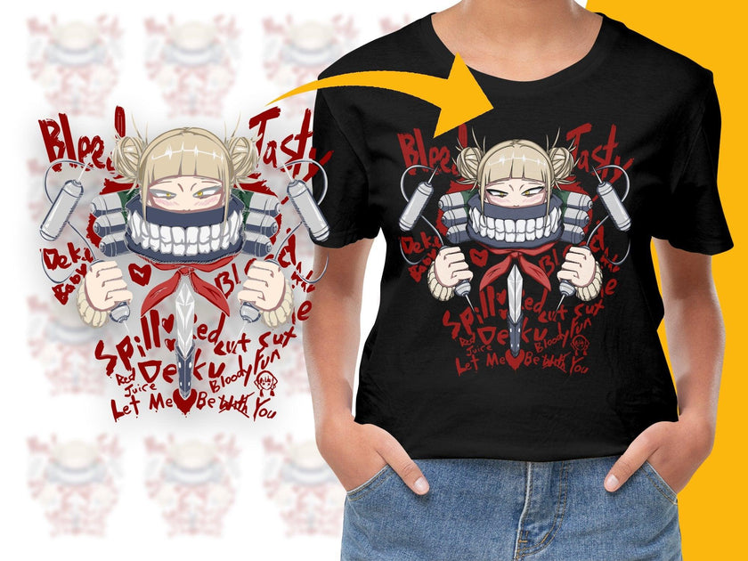 Himiko Bleed My Hero Academia PNG File | Designs Bundles