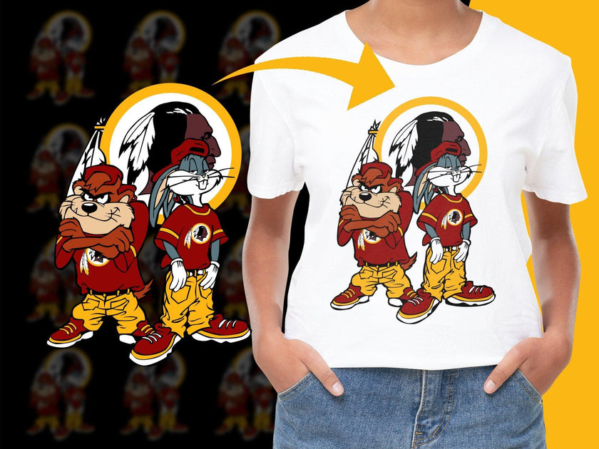 Bugs Bunny & Tazz Football Character PNG File | Designs Bundles