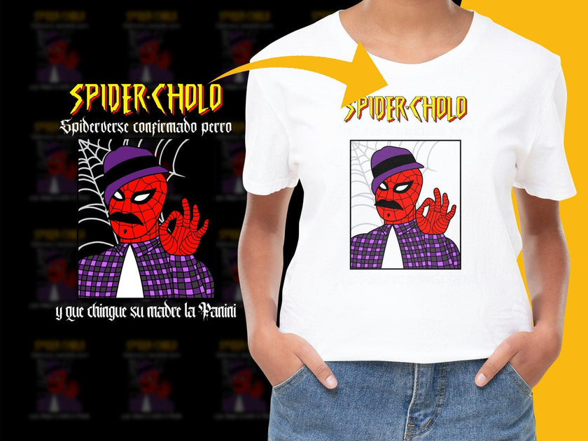 Unique Spider-Cholo Design with Spider-Man Theme PNG File | Designs Bundles