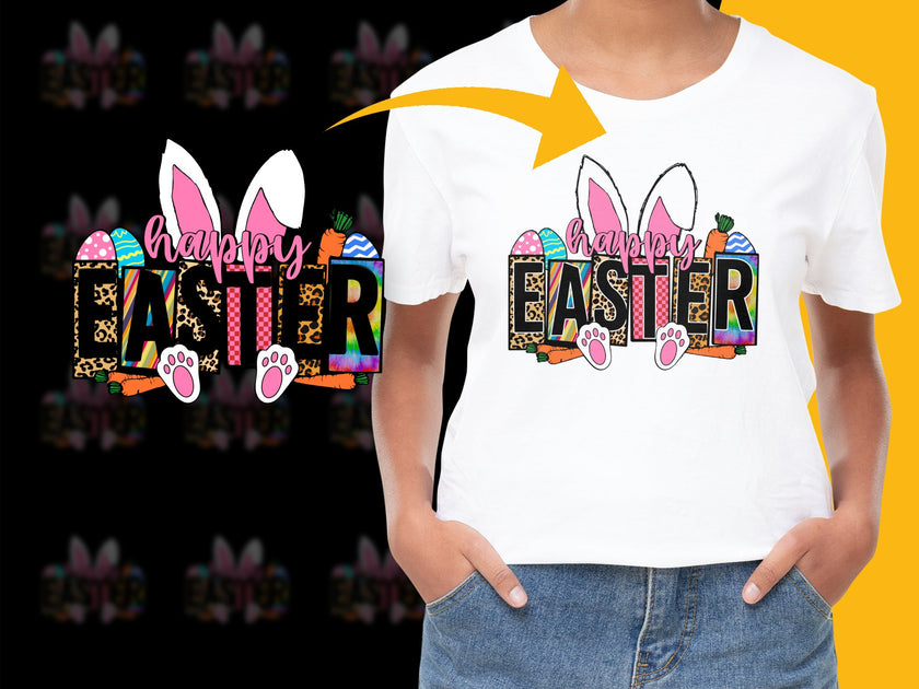 Celebrate Easter in Style with Happy Easter PNG File | Designs Bundles