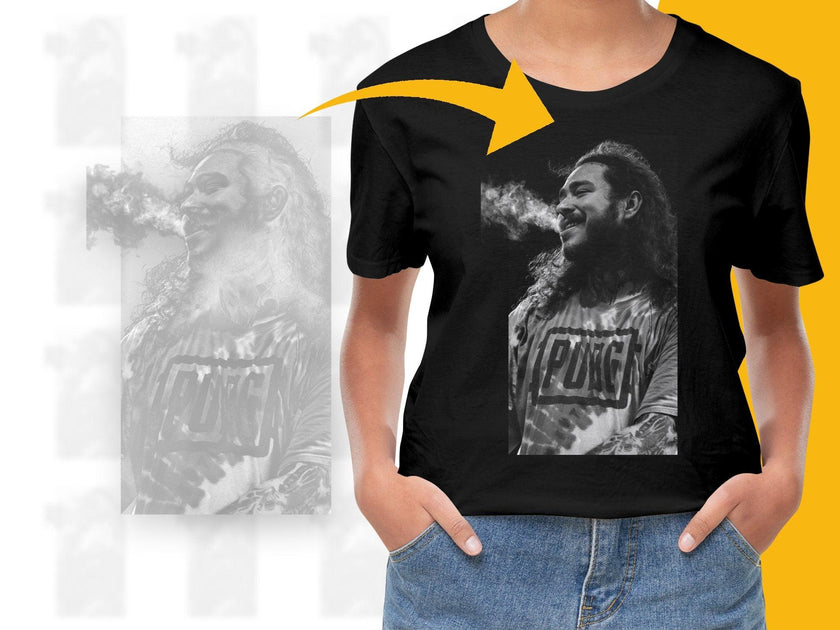 Post Malone Bold Smoking Character Illustration PNG File | Designs Bundles