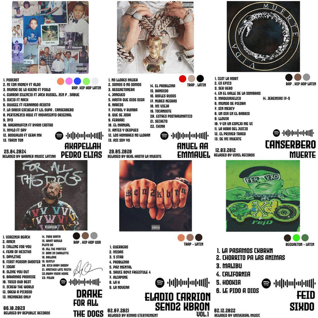 30 Music Icon Album Cover Streetwear Designs: PNG & PSD Bundle ...