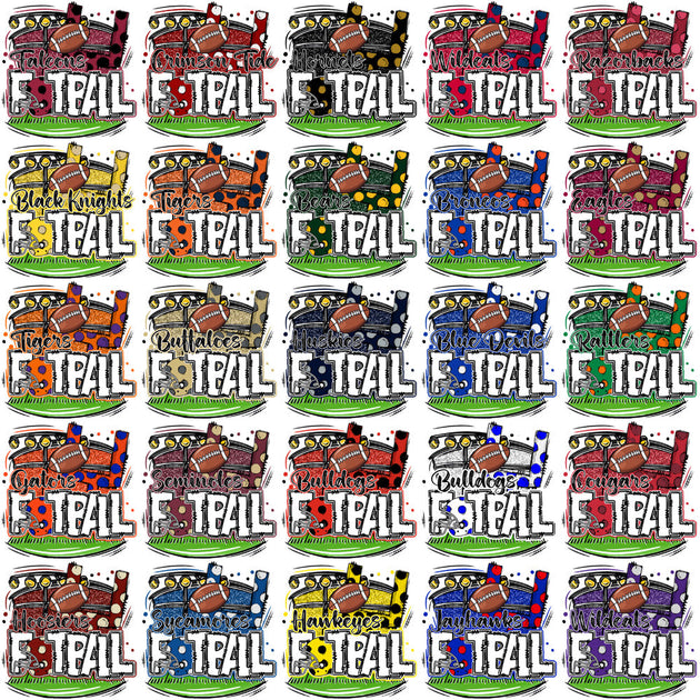 62 Retro NCAA College Football Team PNG Designs Bundle | Designs Bundles