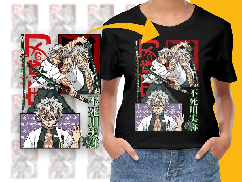 Sanemi Shinazugawa Demon Slayer PNG File | Designs Bundles