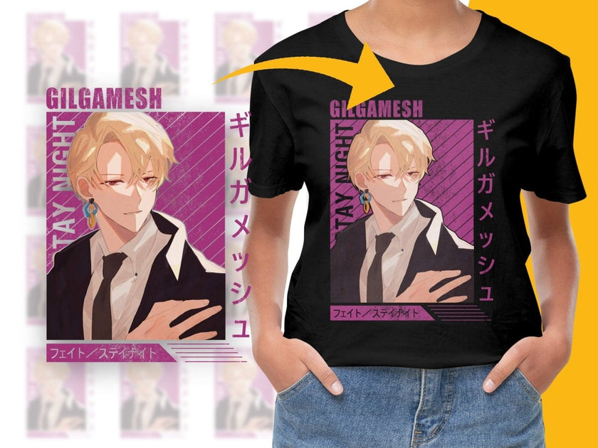 Gilgamesh Digital Download Fate Stay Night PNG Digital | Designs Bundles