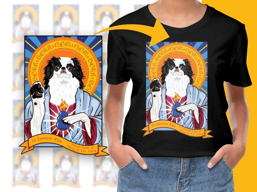 Saint Japanese Chin Patron Saint of PNG File | Designs Bundles