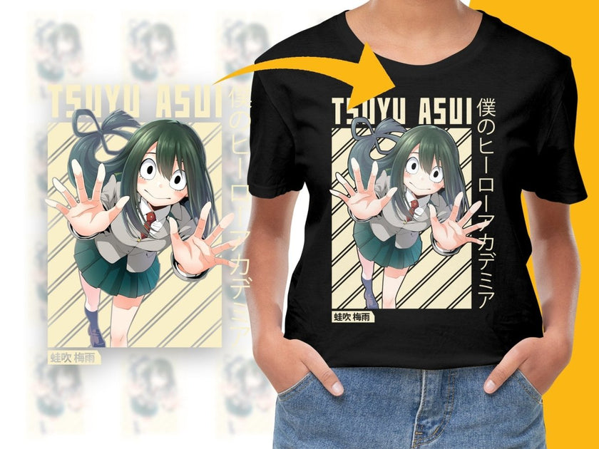 Tsuyu Asui My Hero Academia PNG File | Designs Bundles