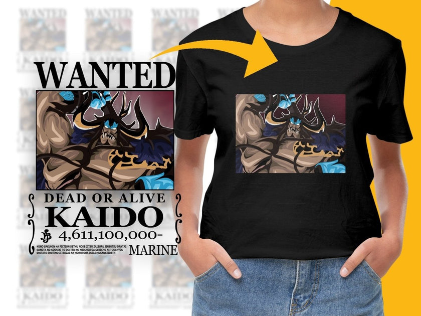 Wanted Poster Style Kaido Design PNG File | Designs Bundles
